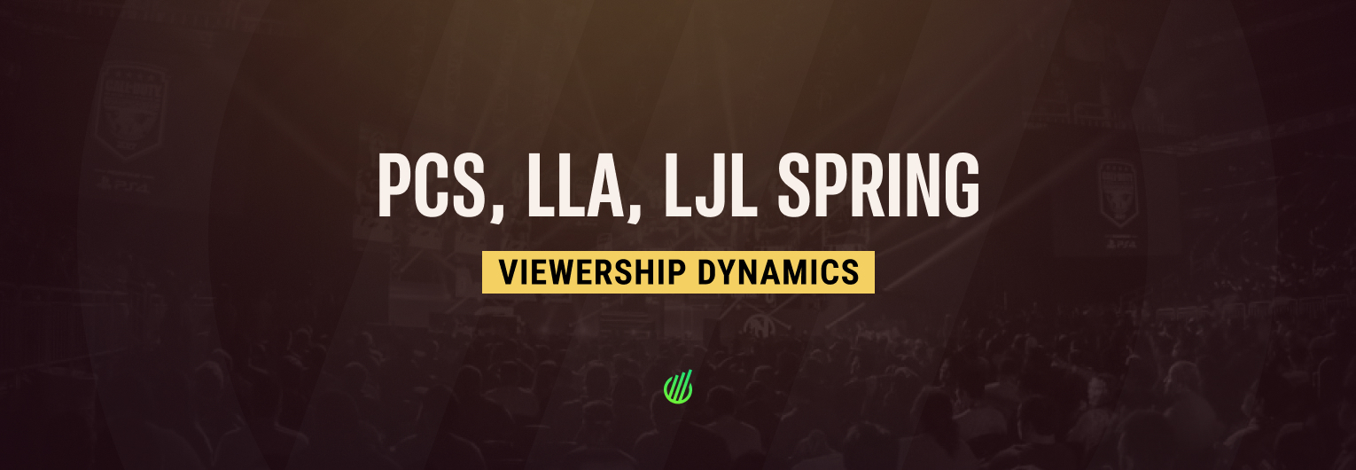 LLA, LJL and PCS Spring Season viewership totals | Esports Charts