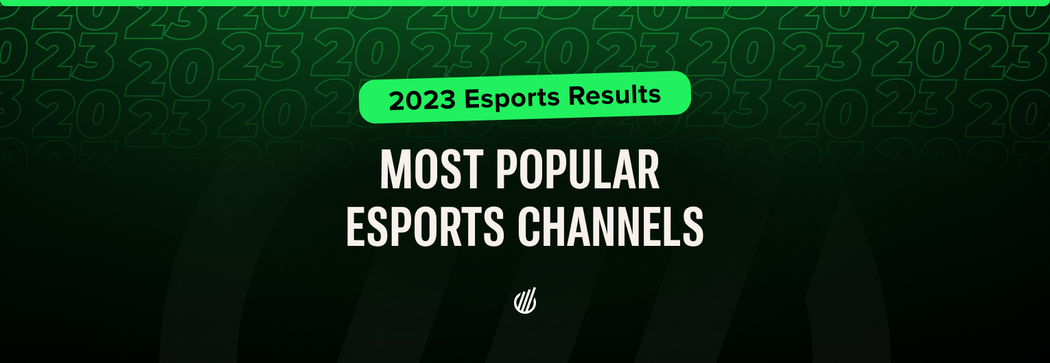 The Most Popular Esports Channels in 2023 | Esports Charts