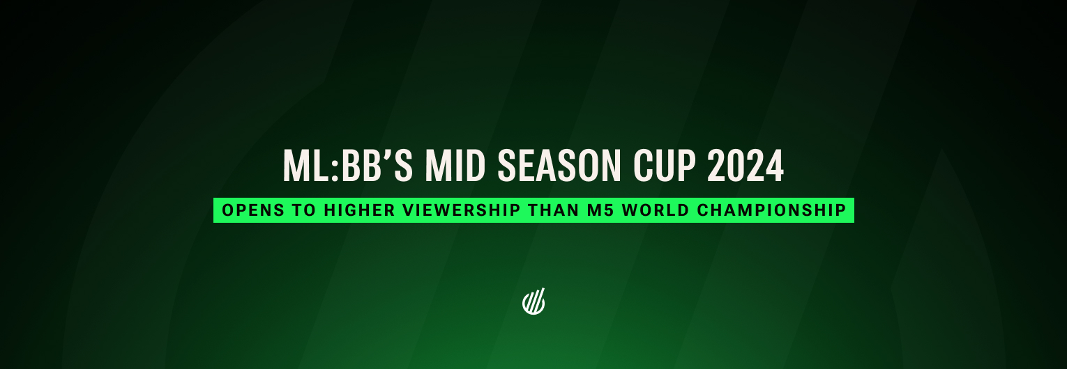 Mid Season Cup 2024 Wildcard ML:BB esports viewership statistics | Esports Charts