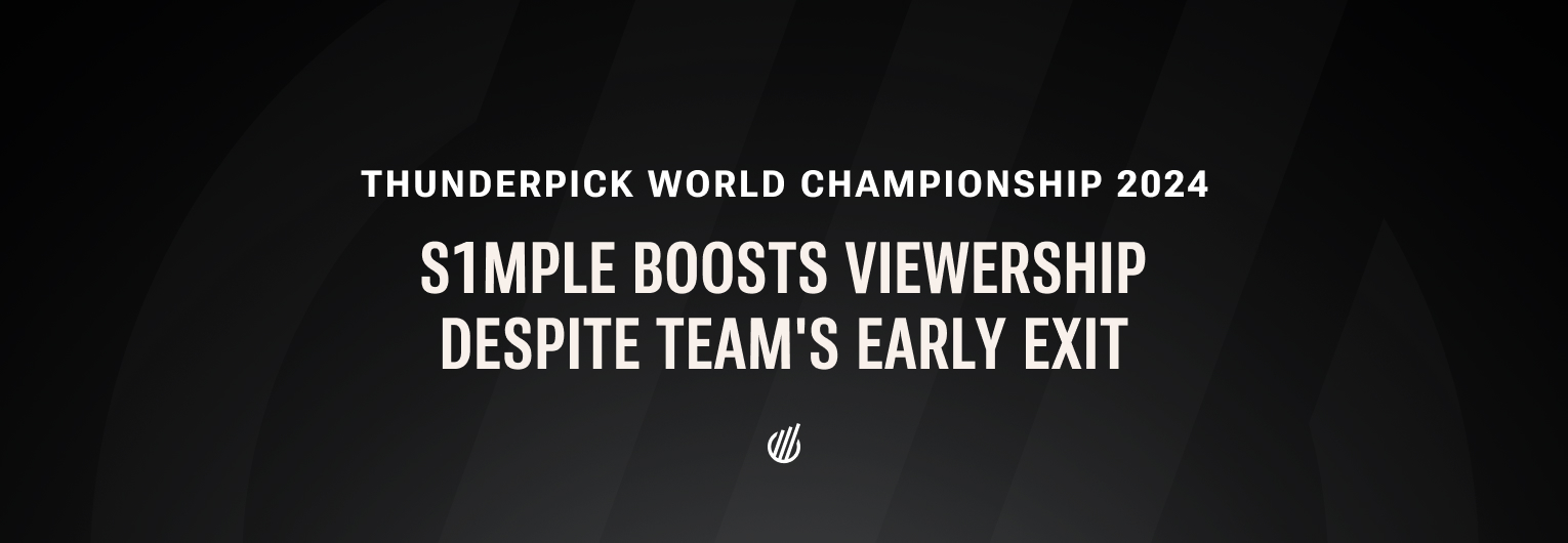 S1mple boosts Thunderpick World Championship 2024 viewership despite Team Falcons' early exit ...